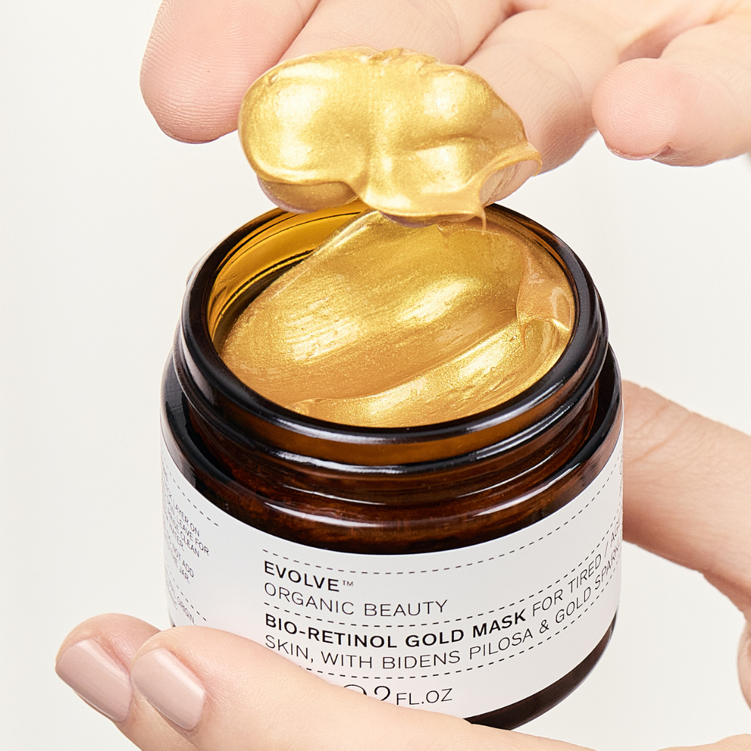 EVOLVE ORGANIC BEAUTY Bio-Retinol Gold Mask (60ml) – Amelia Nour